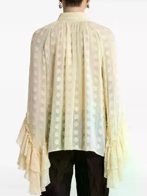 Etro Jacquard Shirt With Fil Coupé Detailing