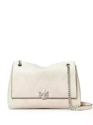 Tory Burch Charlie Quilted Shoulder Bag - Neutrals