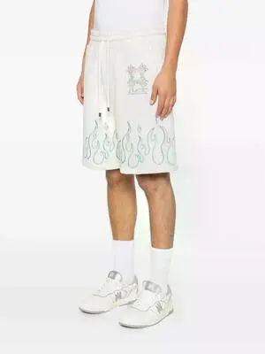 Amiri Ma Quad Flames Sweatshorts