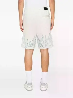 Amiri Ma Quad Flames Sweatshorts