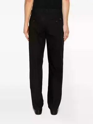 Emporio Armani Straight-leg Pleated Trousers