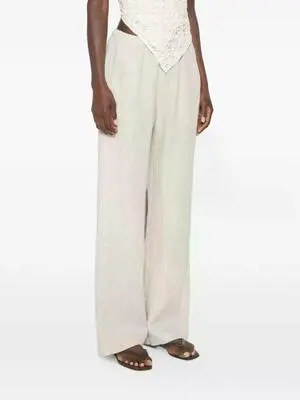 Enza Costa Wide-leg Trousers With Elasticated Waist