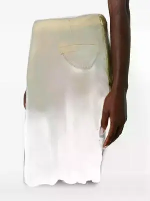 Armani Exchange Crepe Satin A-line Maxi Skirt