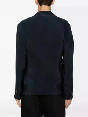 Giorgio Armani Textured Single-breasted Blazer
