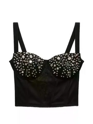 John Richmond Studded Bustier Top