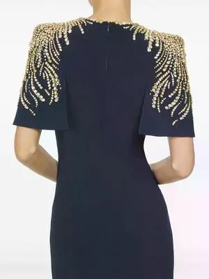 Jenny Packham Embellished Petal Dress