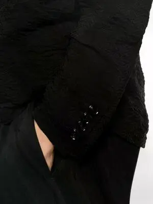 Giorgio Armani Textured Single-breasted Blazer