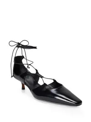 Polo Ralph Lauren Lace-up Pointed-toe Pumps