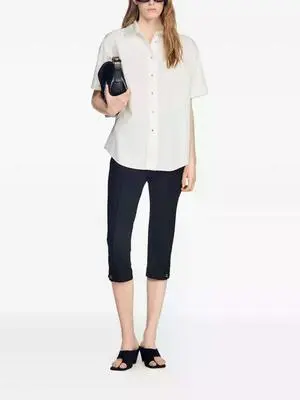Sandro Oversized Pleated-back Shirt