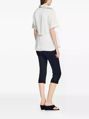 Sandro Oversized Pleated-back Shirt