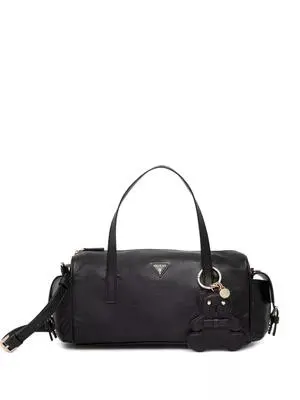 Guess Kassie Logo-plaque Shoulder Bag - Black