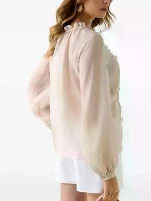 Guess Ruffled Long-sleeve Blouse