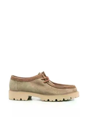 Clarks Cleyhill Seam Derby Shoes - Brown