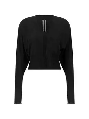 Rick Owens V-neck Batwing Sweater