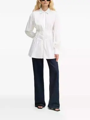 Guess Curved Hem Shirts For Women