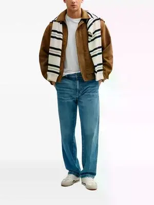 GUESS GUESS USA Straight-Leg Jeans With Logo Patch