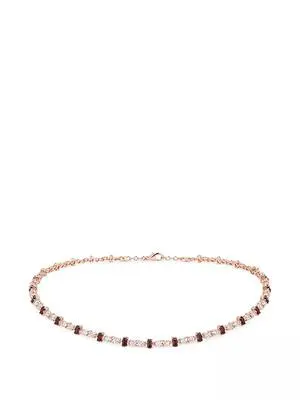 NICKHO REY Mila Tennis Necklace - Pink