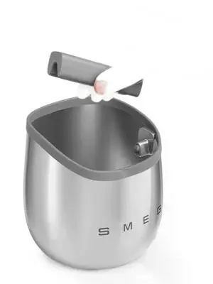 SMEG Logo-print Knock Box - Silver