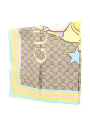 Gucci X Bananya Gg Scarf - Neutrals