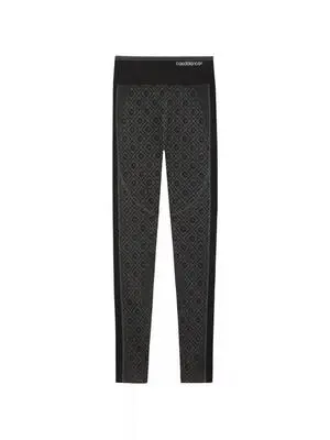Casablanca Seamless Monogram Leggings - Grey