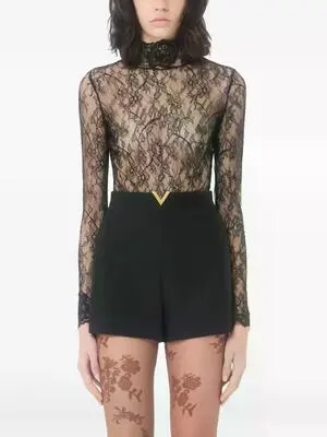 Valentino Garavani Floral Lace Body - Black