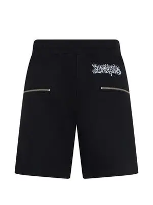 Moschino Logo-print Zip-pocket Shorts