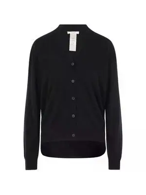 THE ROW Otie V-neck Cardigan - Black