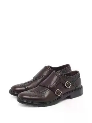 Burberry Delmar Double-buckle Monk Shoes