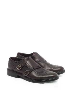 Burberry Delmar Double-buckle Monk Shoes