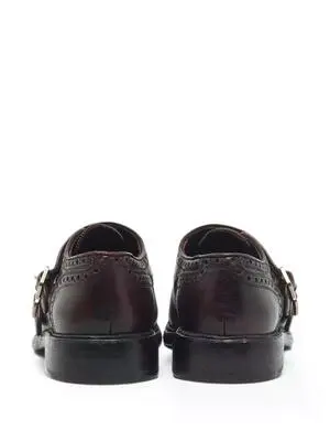 Burberry Delmar Double-buckle Monk Shoes