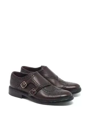 Burberry Delmar Double-buckle Monk Shoes