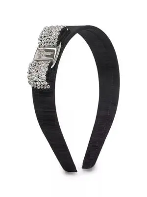 FERRAGAMO Vara Bow Crystal-embellished Headband