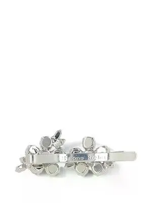 Simone Rocha Hellebore Flower Crystal-embellished Hair Clip - Silver
