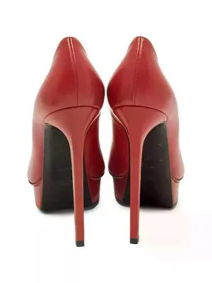Saint Laurent Tribtoo Platform Pumps - Red