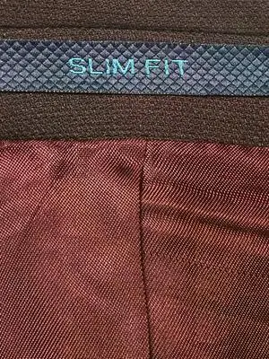 RICCI DI NAPOLI Double-breasted Slim-fit Suit - Red