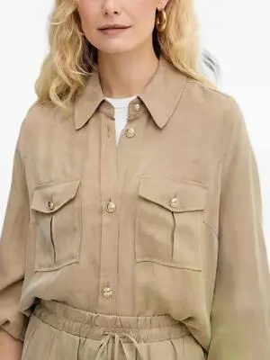 Guess Classic Collar Shirt With Chest Pockets
