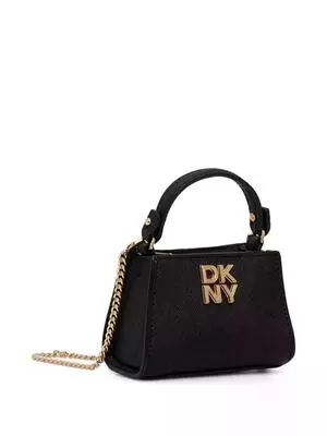 Dkny Micro Foster Logo-plaque Chain-link Mini Bag