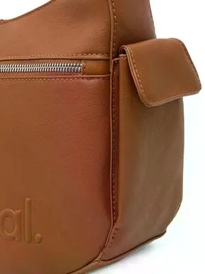 Desigual Logo-embossed Knotted Shoulder Bag