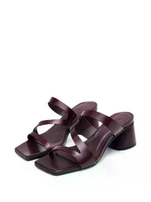 ALOHAS Orielle Rift Asymmetric Leather Sandals