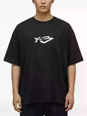 Y3 Logo-print T-shirt - Black