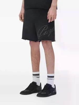PURPLE BRAND Logo Detail Shorts