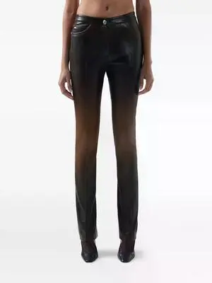 Gcds Logo-patch Split-hem Trousers