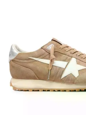 GOLDEN GOOSE Marathon Suede Sneakers - Neutrals