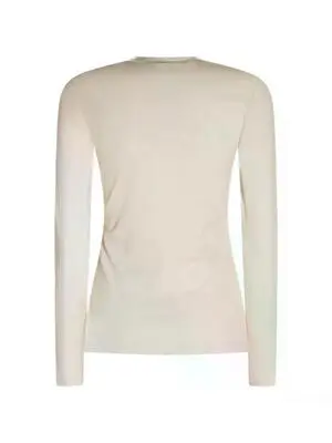 Fabiana Filippi Long-sleeve V-neck T-shirt - Neutrals