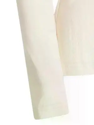 Fabiana Filippi Long-sleeve V-neck T-shirt - Neutrals
