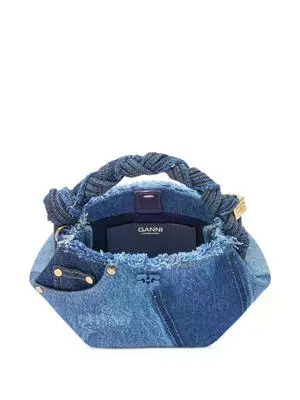 GANNI Frayed Handle Tote Bag