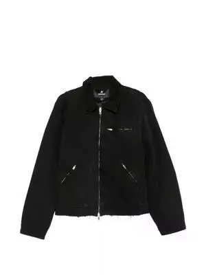 REPRESENT Frayed Edges Corduroy Collar Jacket - Black