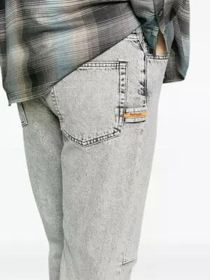 REPLAY Panelled Acid Wash Jeans
