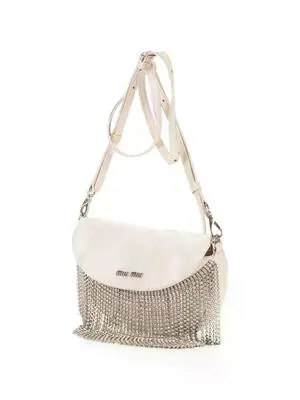 Miu Miu Crystal Fringed Cross Body Bag