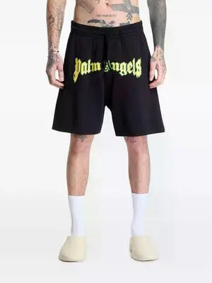 Palm Angels Outline Logo Drawstring Shorts